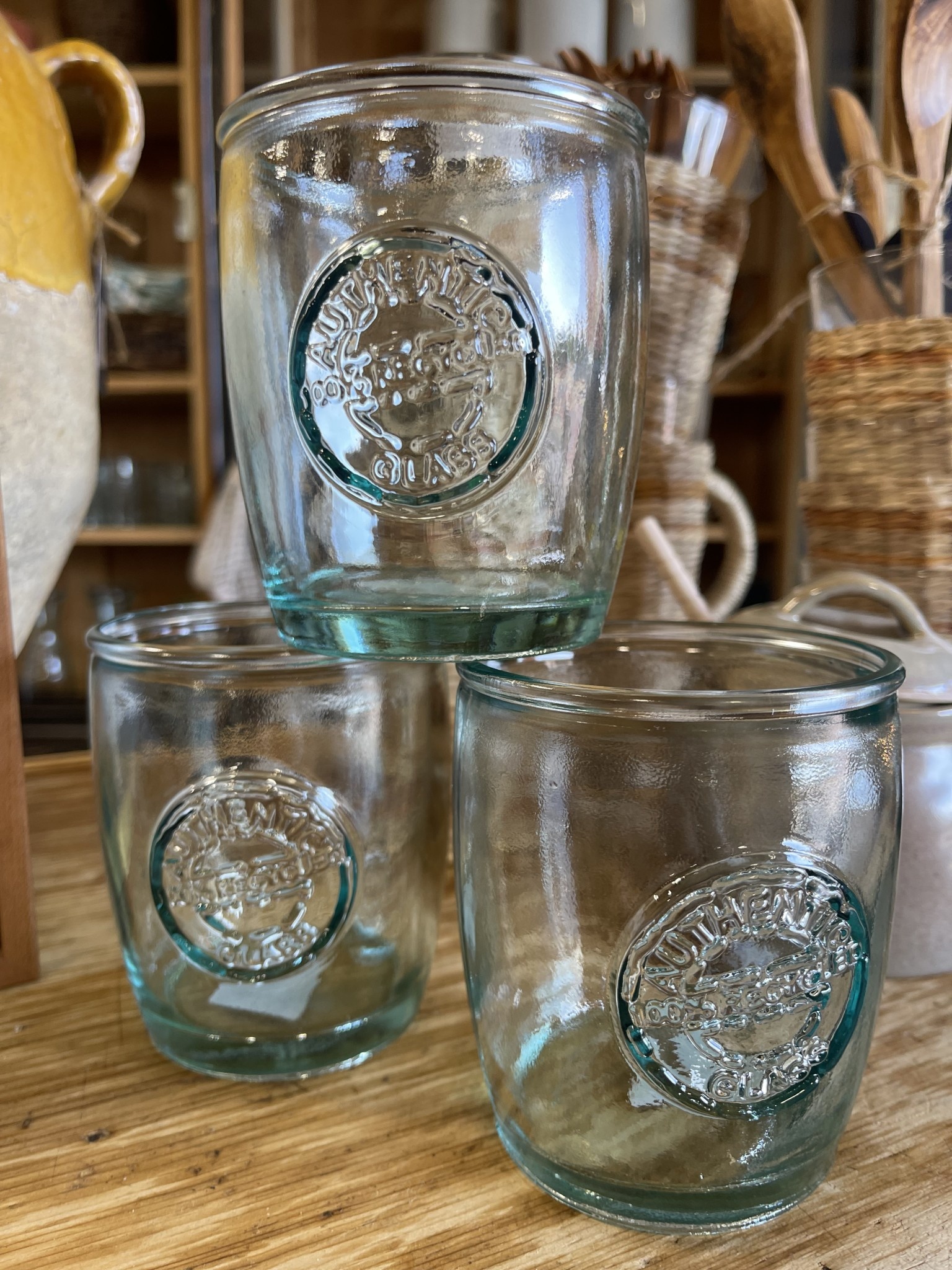 Recycled Bajo Short Drinking Glass to compliment Alto and Conico