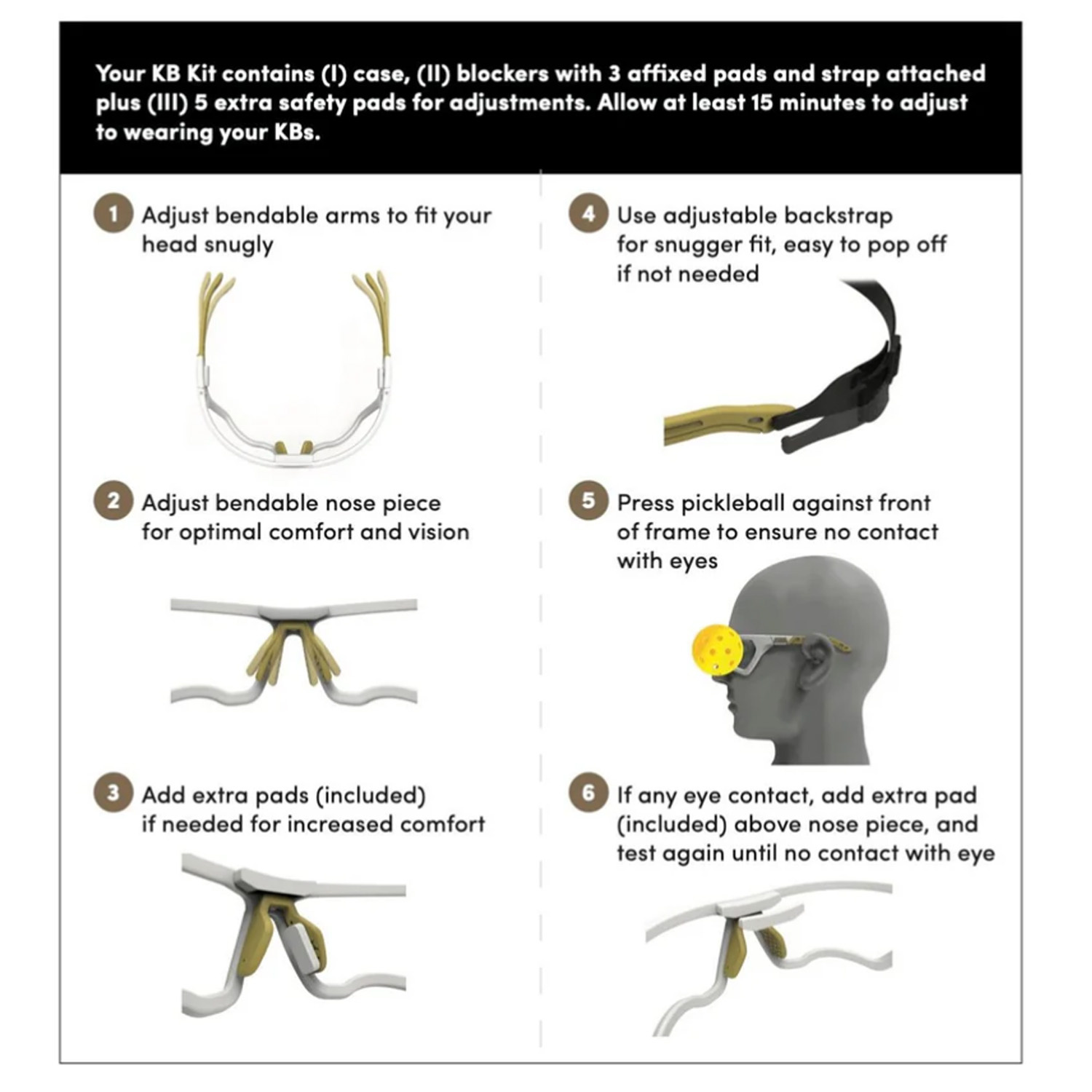 Lensless Protective Glasses - Pickleball Town