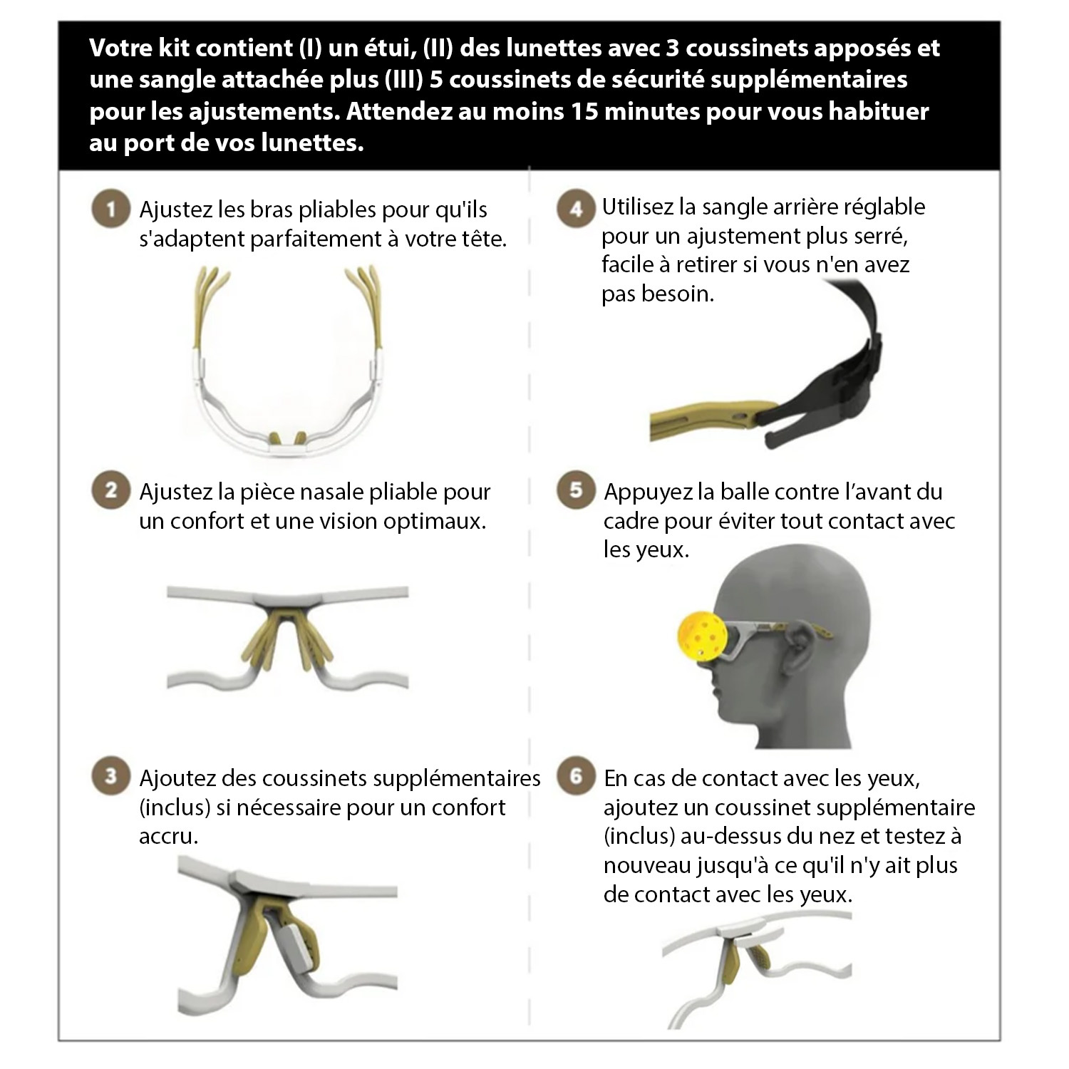 Lensless Protective Glasses - Pickleball Town