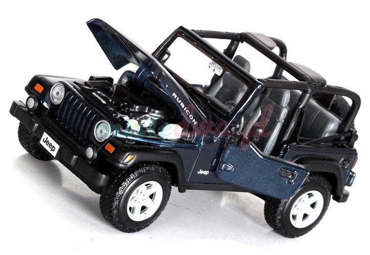 1 27 Se Jeep Wrangler Rubicon Met Blue PM Hobbycraft