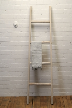 White Washed Wood Ladder - DeFerrari Home | Premium Home Decor & Paint ...