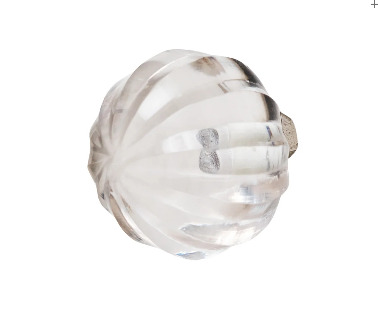 Glass Ribbed Knob - DeFerrari Home