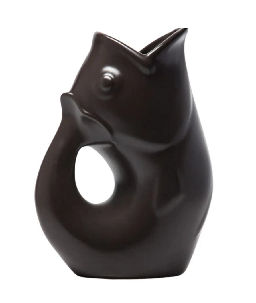 Gurgle Pot Pitcher in Matte Black Canada - DeFerrari Home