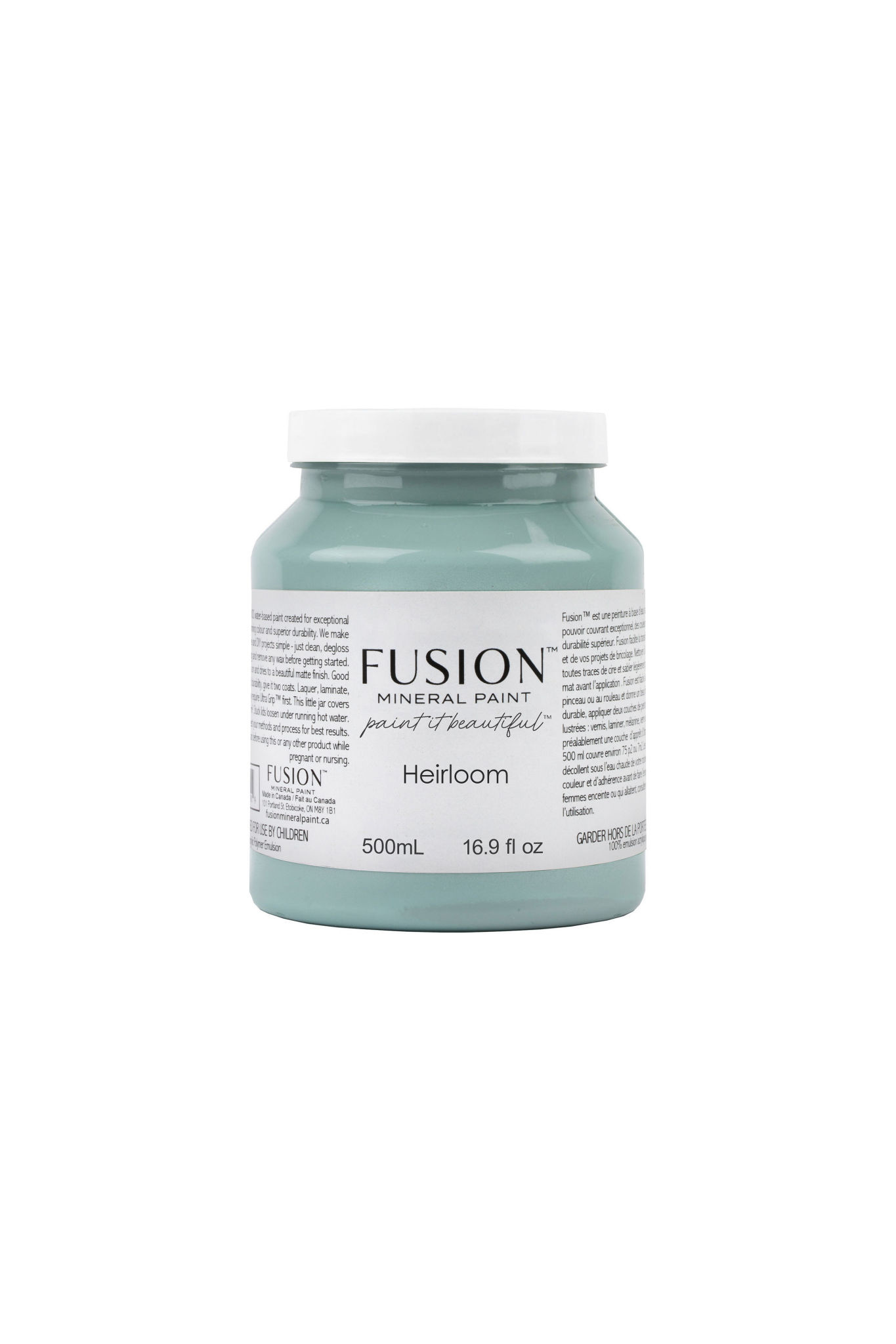 Heirloom Fusion Mineral Paint for Furniture and DIY Canada - DeFerrari Home