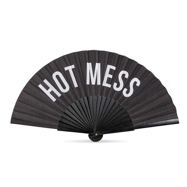 HOT MESS Hand Fan - DeFerrari Home