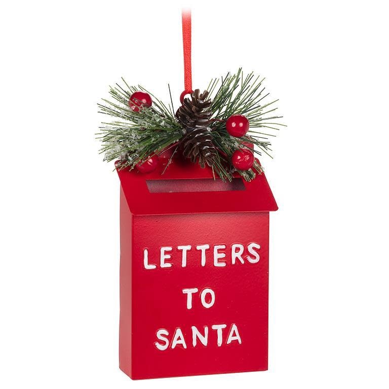 Letter to Santa Post Box Ornament - DeFerrari Home