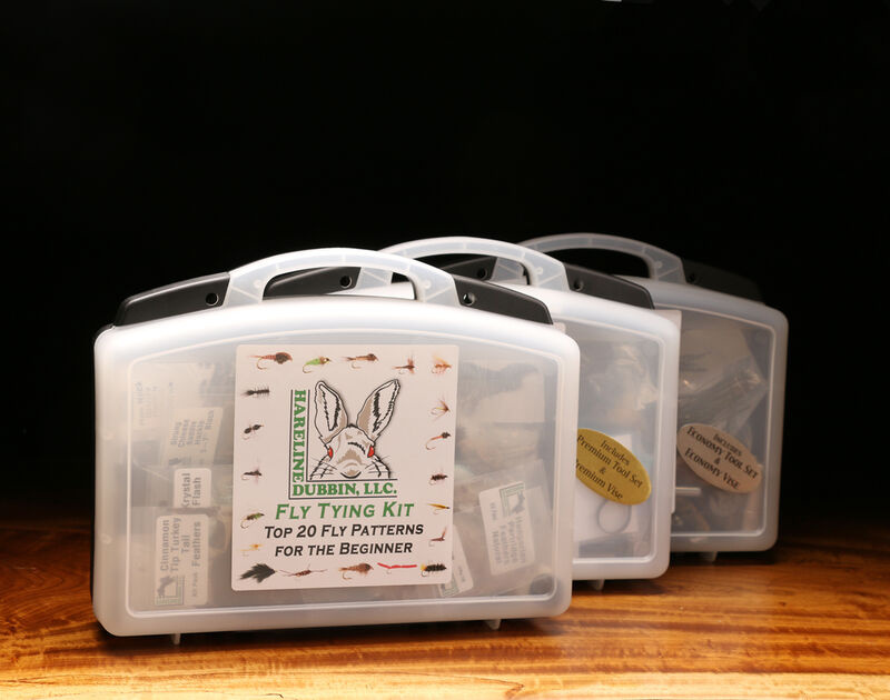 Hareline Fly Tying Material Kit With Premium Tools and Vise - Reid’s ...