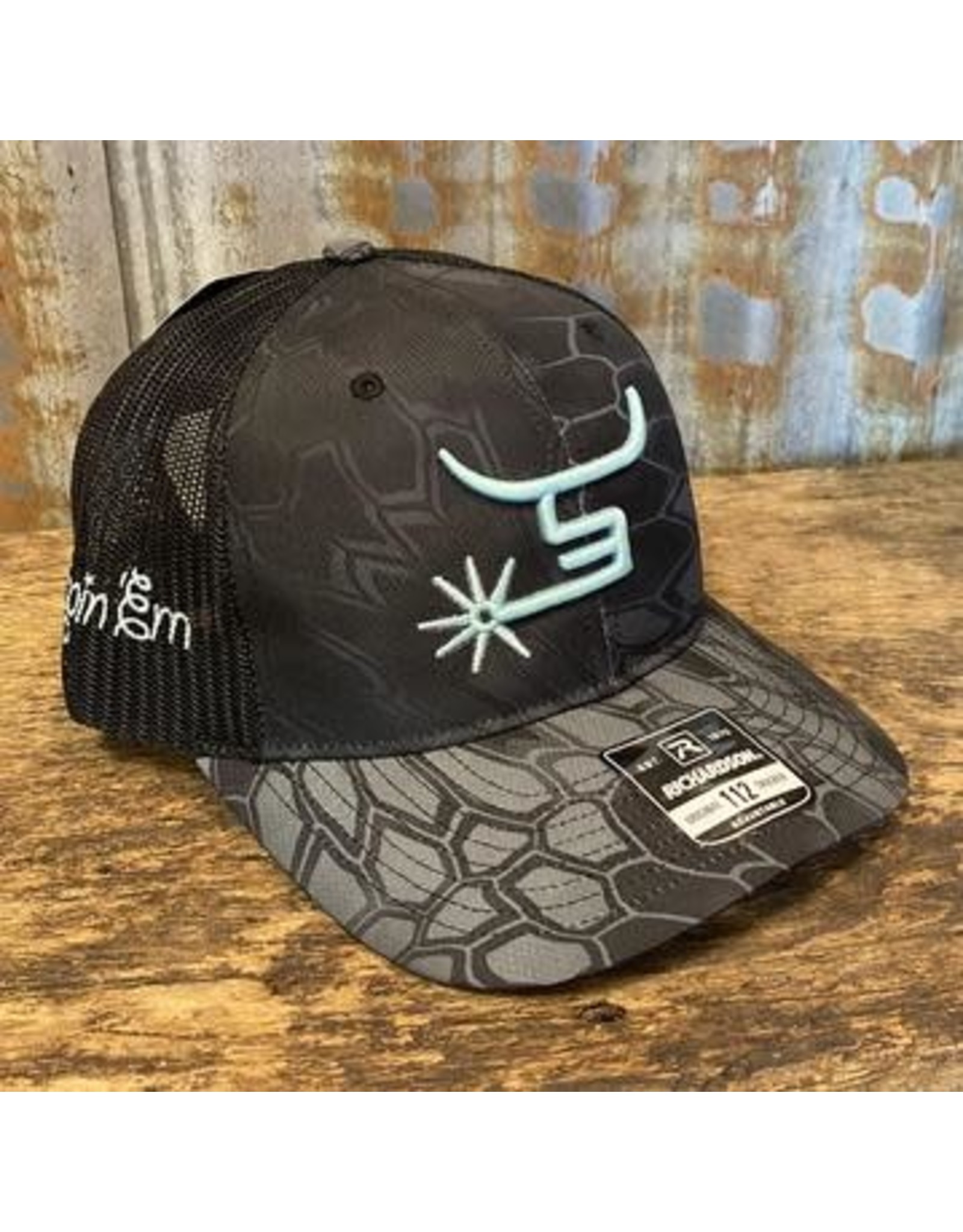 Spin Em "Artic" Ice Blue/Kryptek Cap - Nelson Royal's