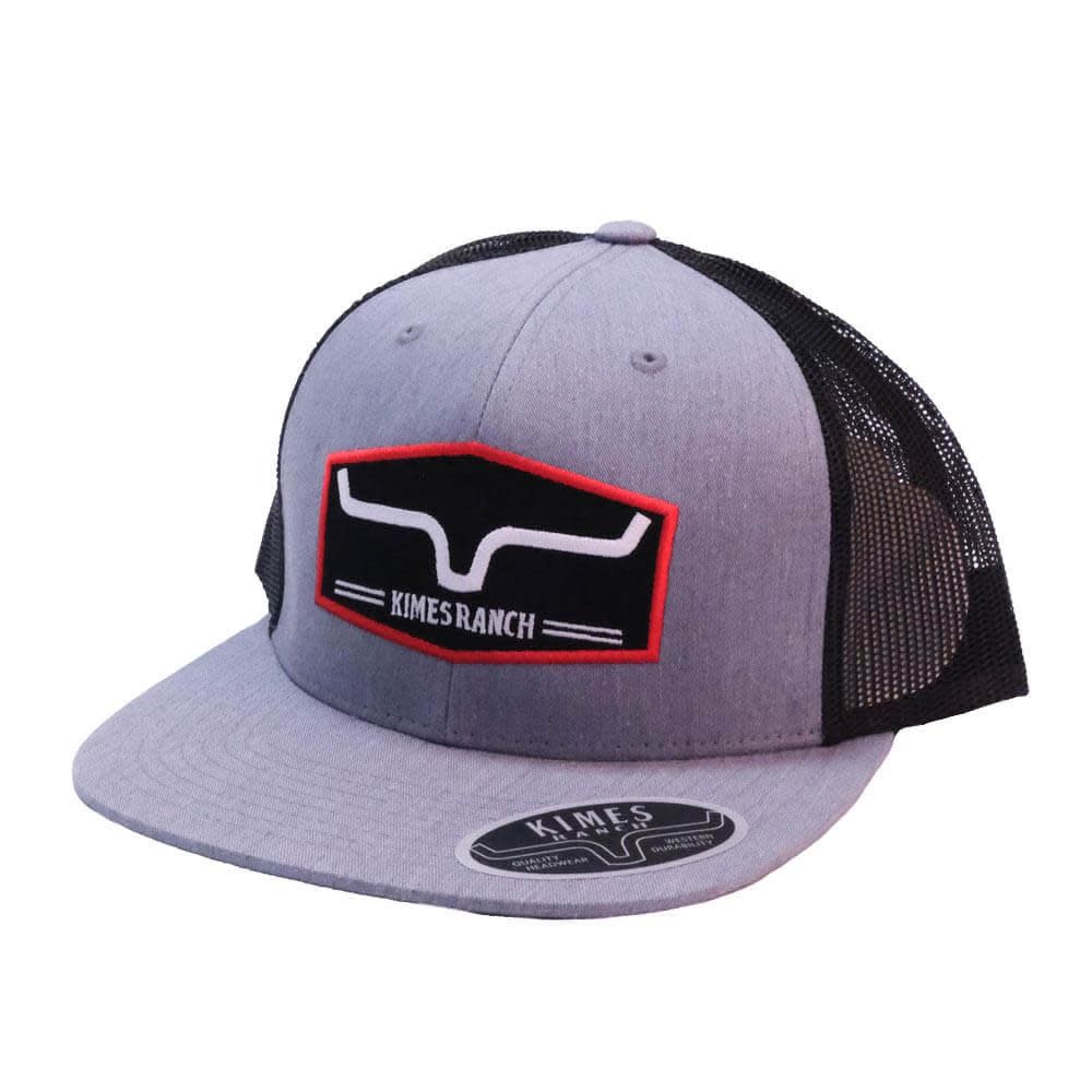 Kimes Ranch Black Replay Trucker Cap - Nelson Royal's