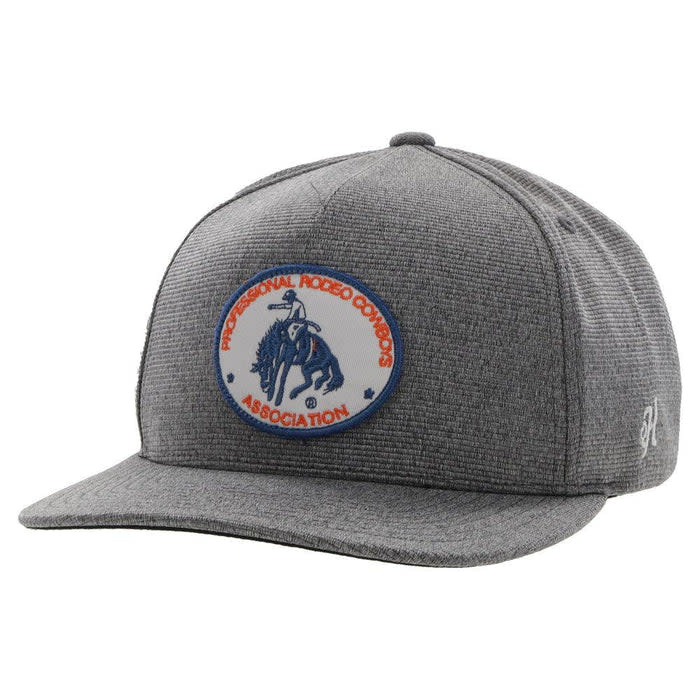 Hooey Hooey PRCA Bucking Horse Patch 2235T Grey Cap - Nelson Royal's