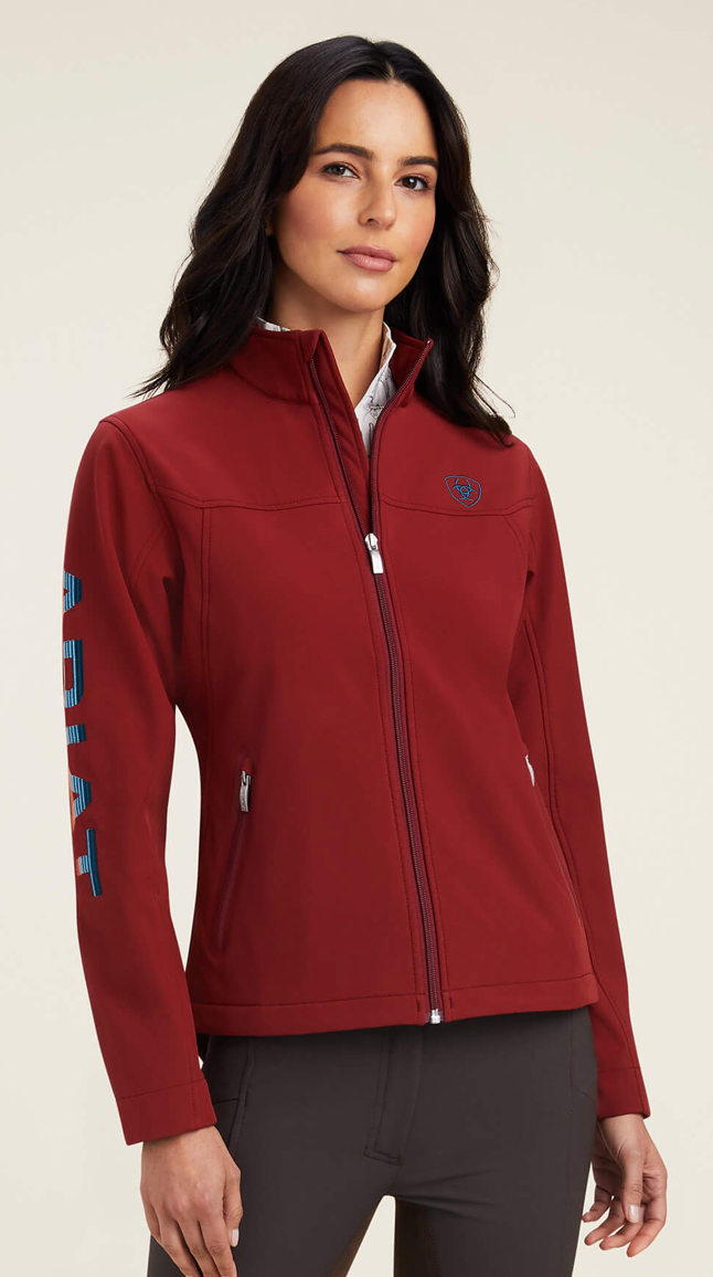 Ariat Ariat Ladies Rouge Red/Celestial Serape 10041280 Team Softshell ...