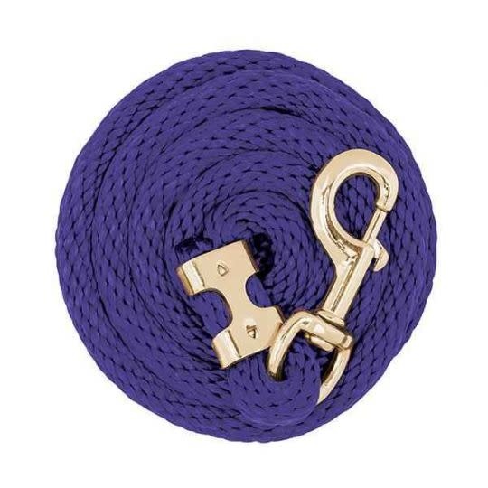 Weaver Weaver 8’ Poly 35-2155-S12 Purple Lead Rope - Nelson Royal's