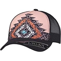 Ariat Ariat Ladies Pink/Black Aztec A300015730 Ball Cap - Nelson Royal's