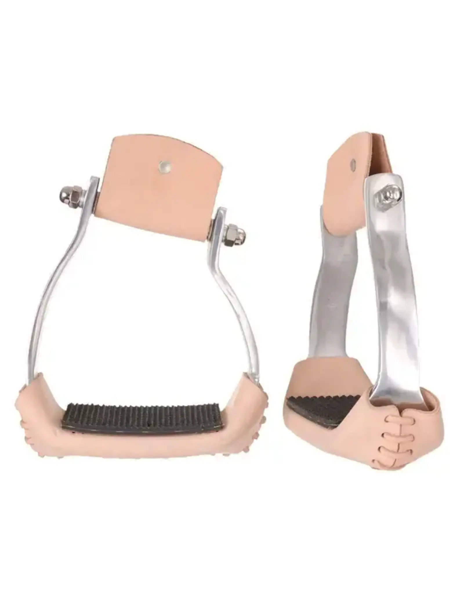 JTI Tough One Angled Aluminum Stirrup 3” Tread 57-9993-23-0 - Nelson ...