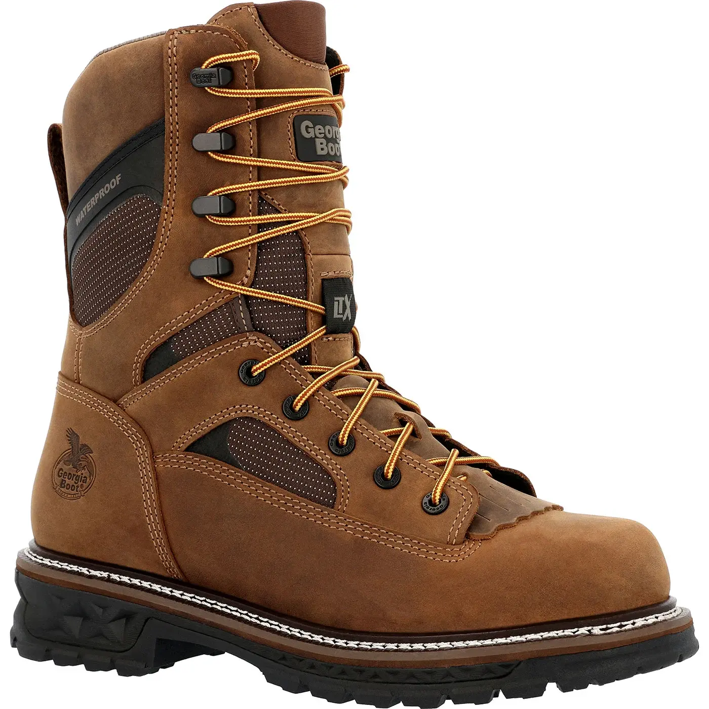 Georgia Men's Waterproof Soft Toe Logger Work Boots GB00668 - Nelson ...