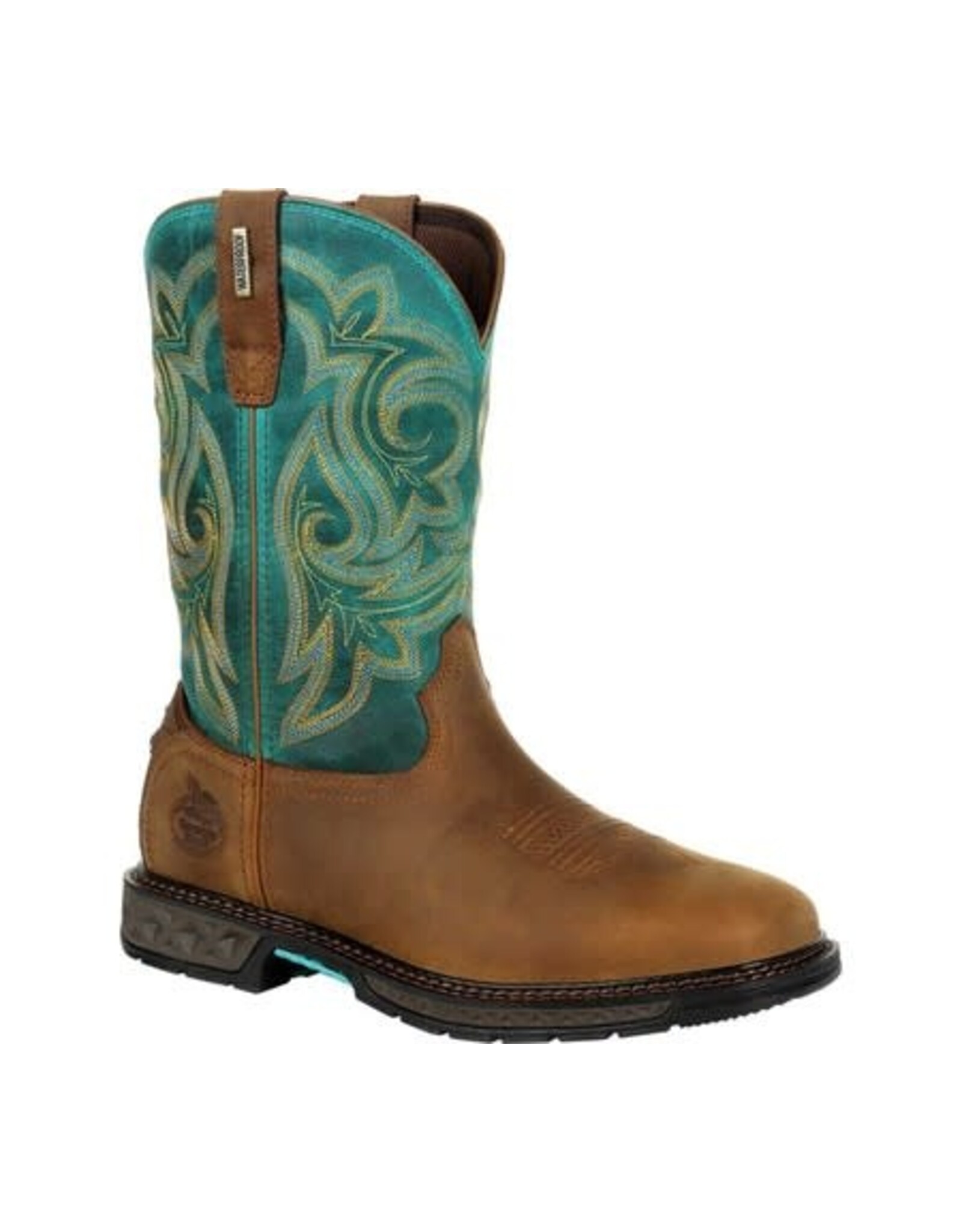 Georgia Ladies Steel Toe Teal Top Carbotec Work Boot GB00386 - Nelson ...