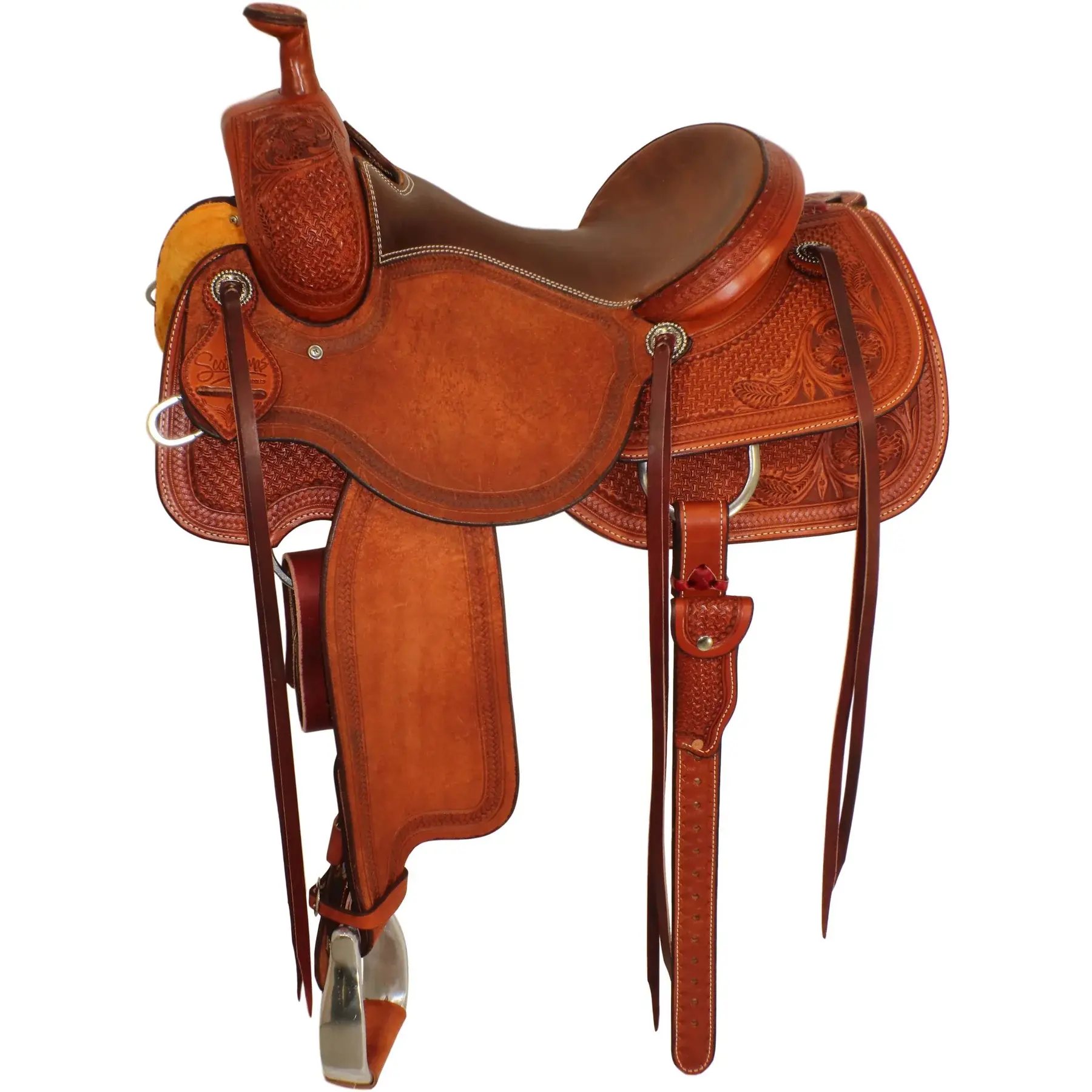 Scott Thomas Ranch Cutter Saddle RC500 16” Seat Wide Tree - Nelson Royal's