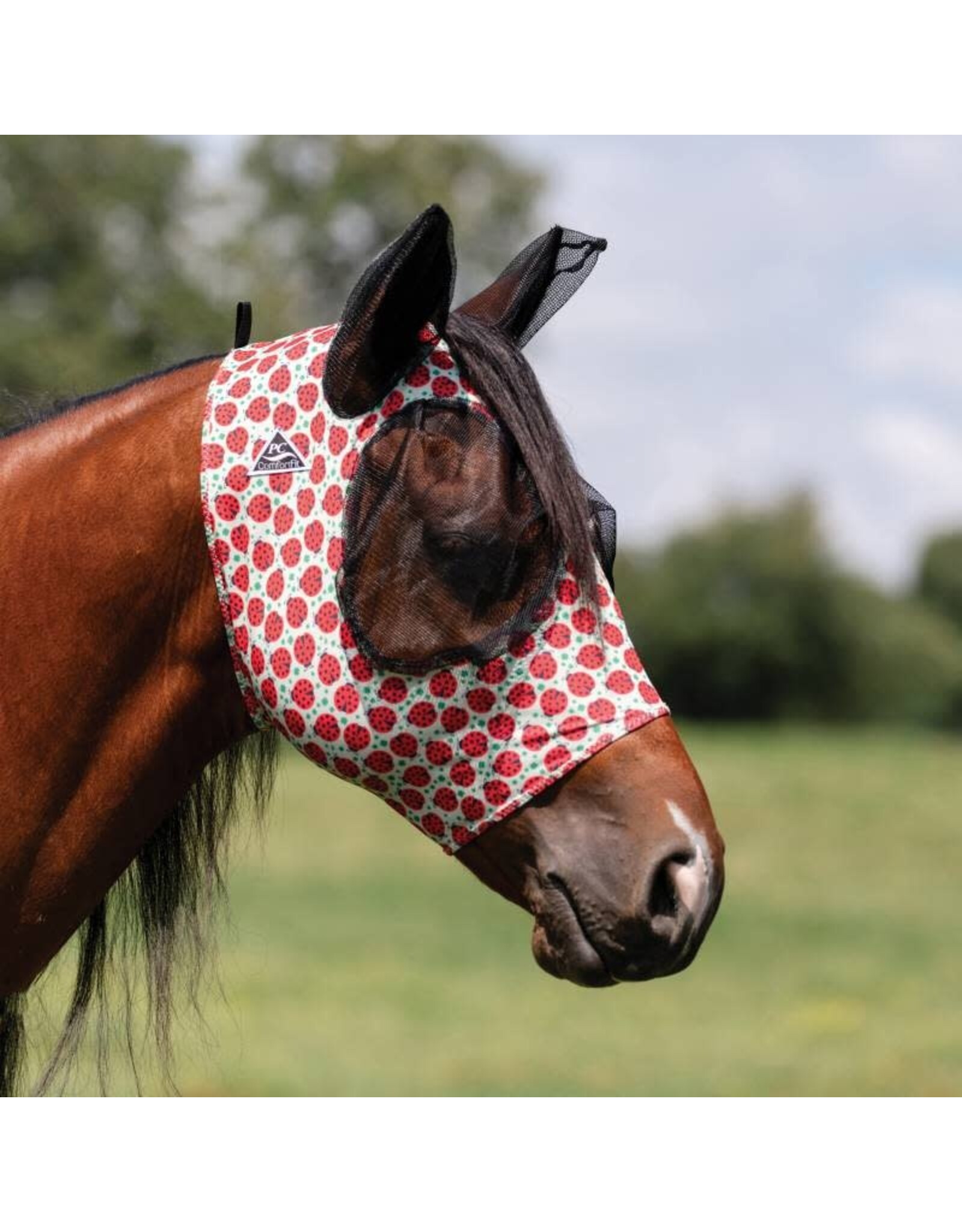 Pro Choice Professional's Choice Comfort Fly Mask CFM200-LLB Ladybug ...