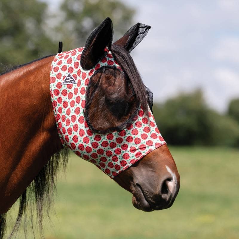 Professional's Choice Comfort Fly Mask CFM200-LLB Ladybug Horse size ...