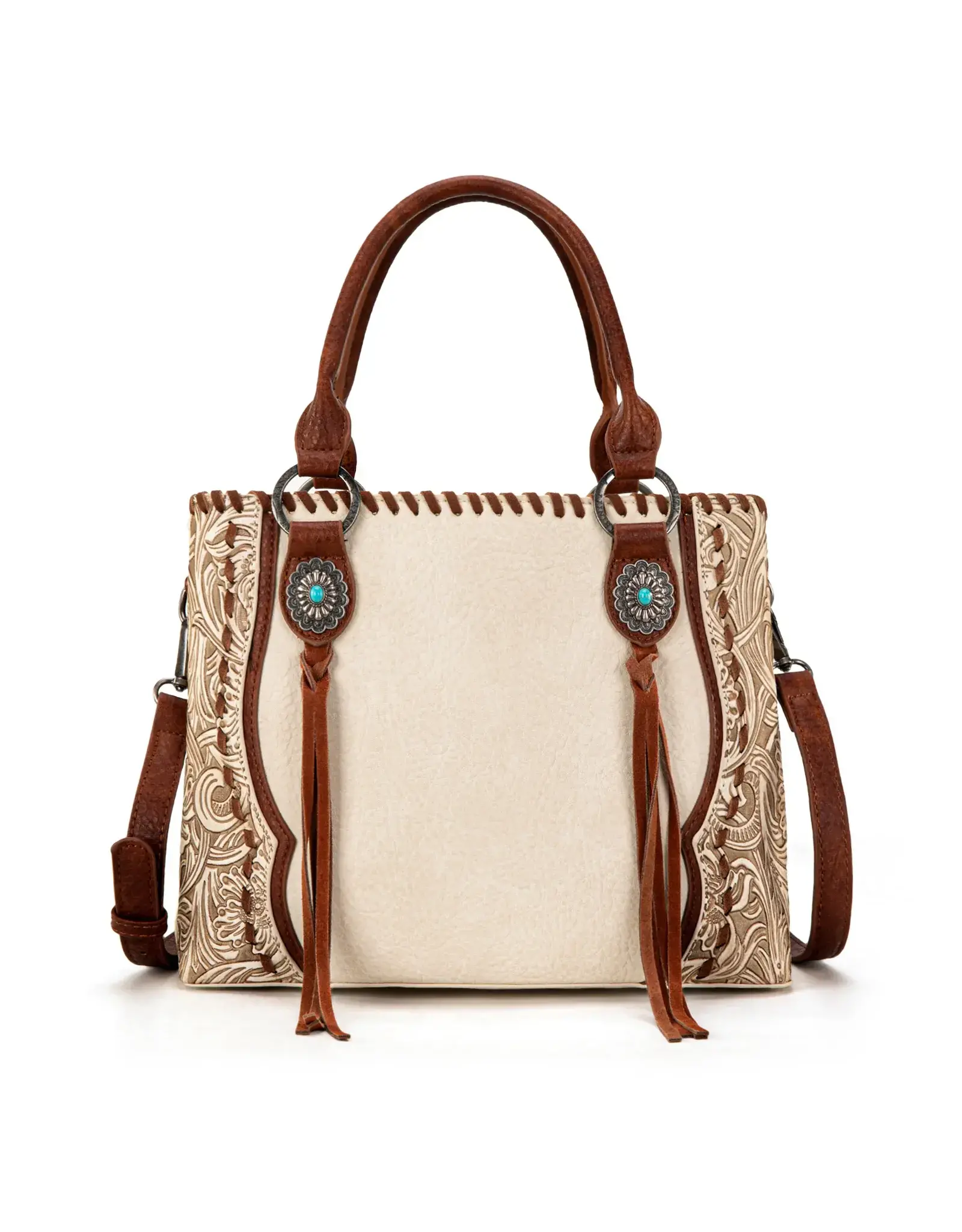Wrangler Trinity Ranch Concho Collection Tote/Crossbody Bag TR192G ...