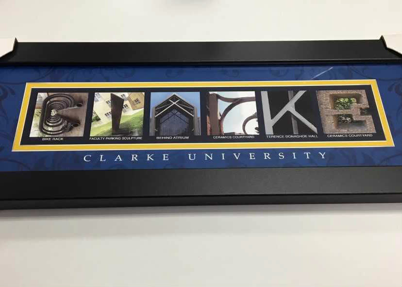 Campus Letter Art 8"x24" - Whitlow Campus Store