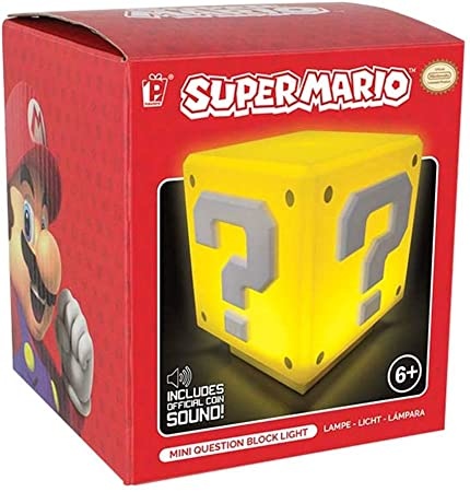 Super Mario Bros Mini Question Block Light - Tumbleweed Toys