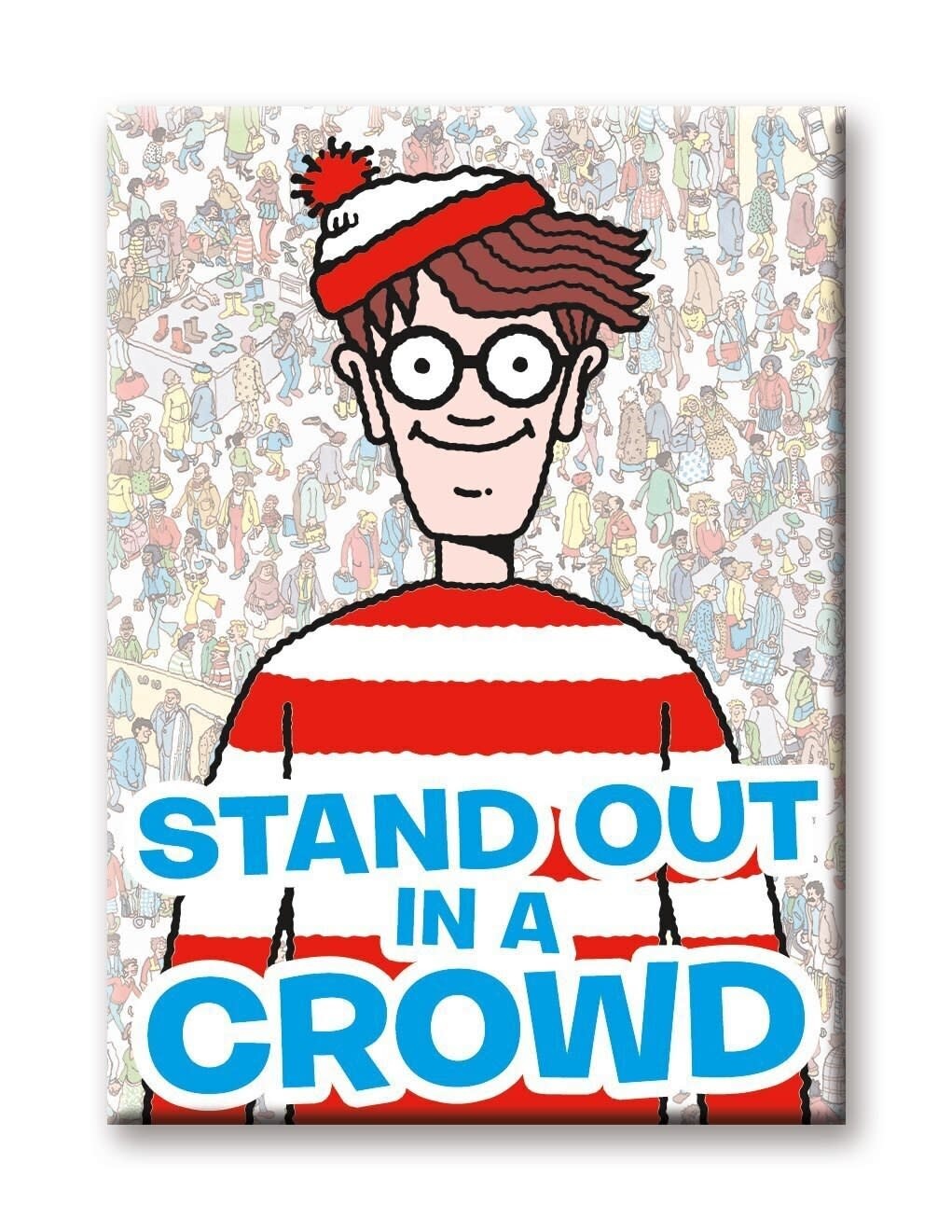Where's Waldo - Stand Out Flat Magnet - Tumbleweed Toys