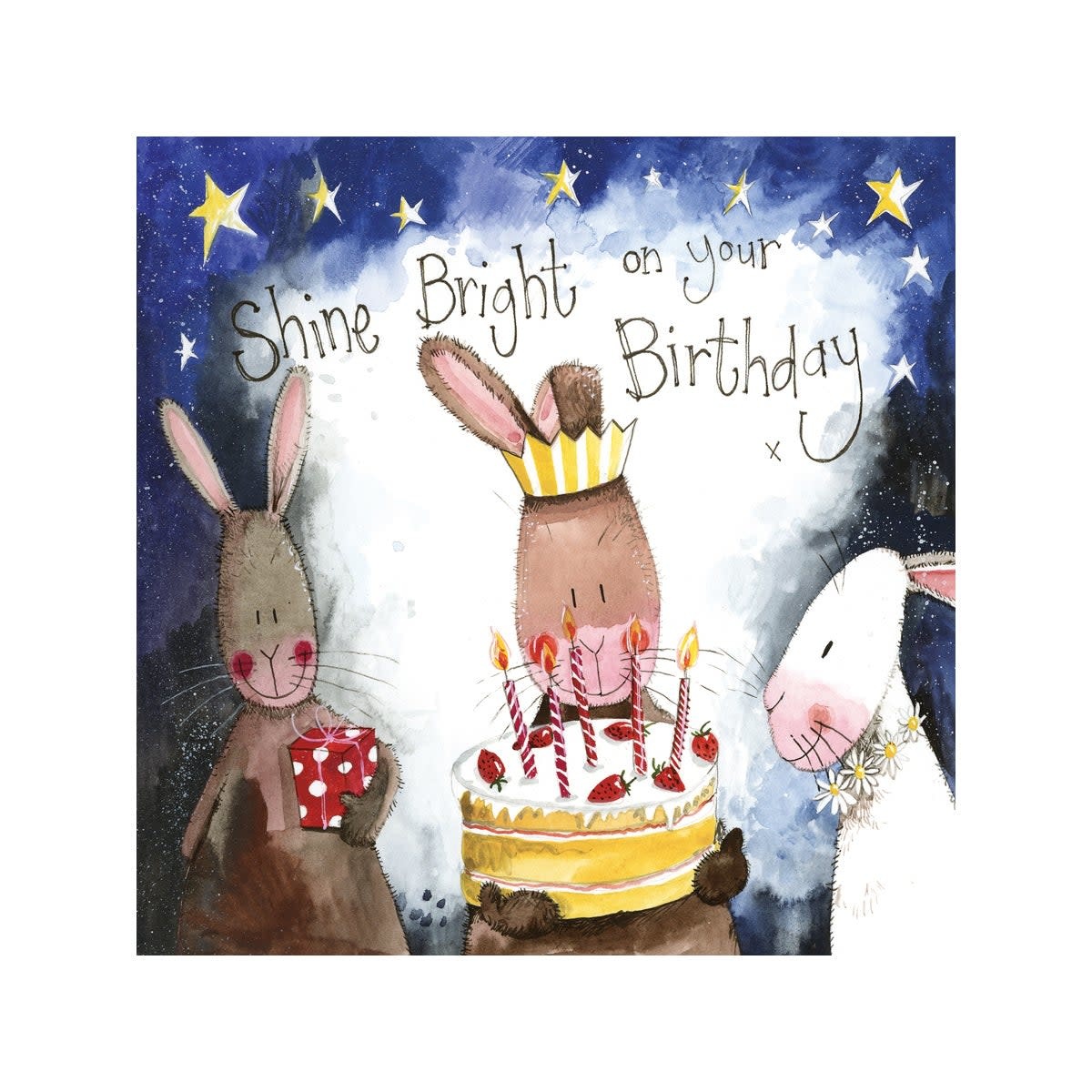 Starlight Cake Birthday Card - Tumbleweed Toys