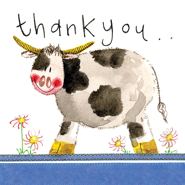 Thank You Cow Card - Tumbleweed Toys