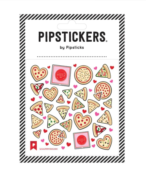 Pipsticks Pizza Love Stickers - Tumbleweed Toys