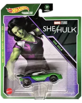 Hot Wheels Hot Wheels - Blockbuster Character Car She Hulk - Tumbleweed ...