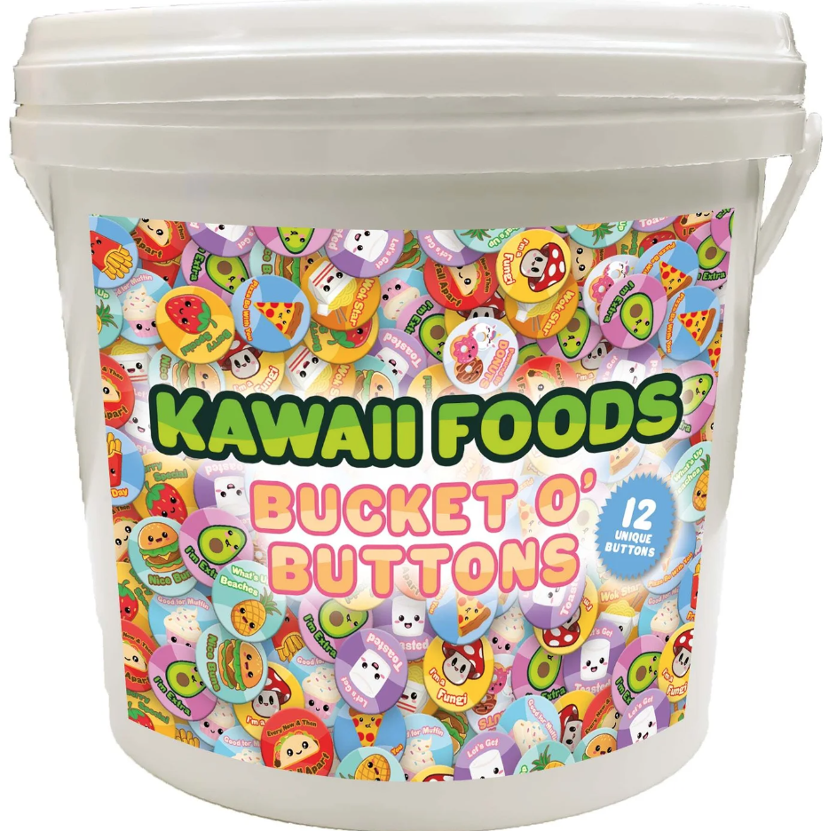 Kawaai Food Buttons Assorted - Tumbleweed Toys
