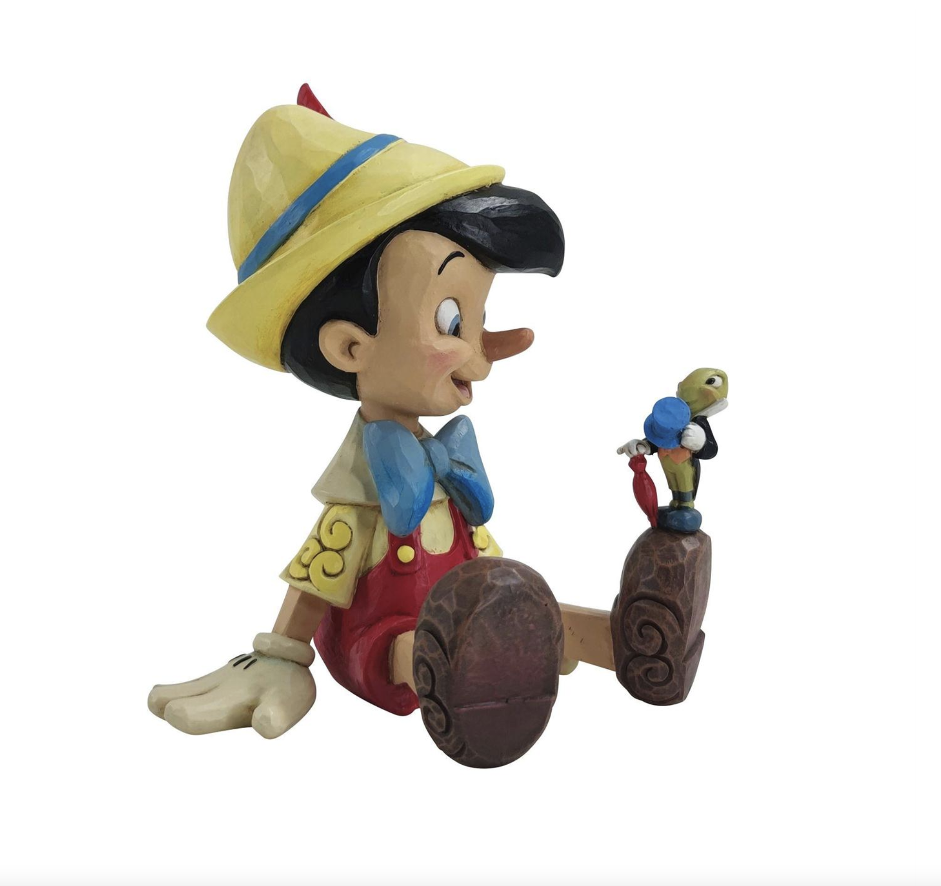 Pinocchio & Jiminy Sitting - Tumbleweed Toys