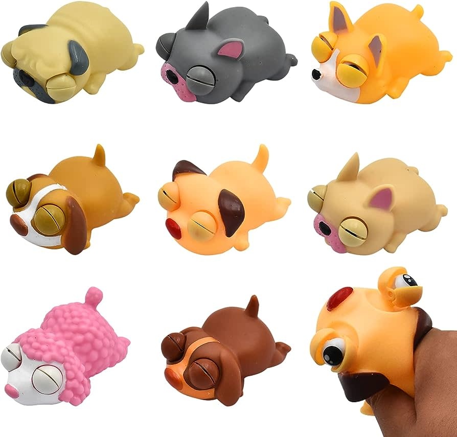 4" Dogs Popping Eyes Squishy Assorted - Tumbleweed Toys
