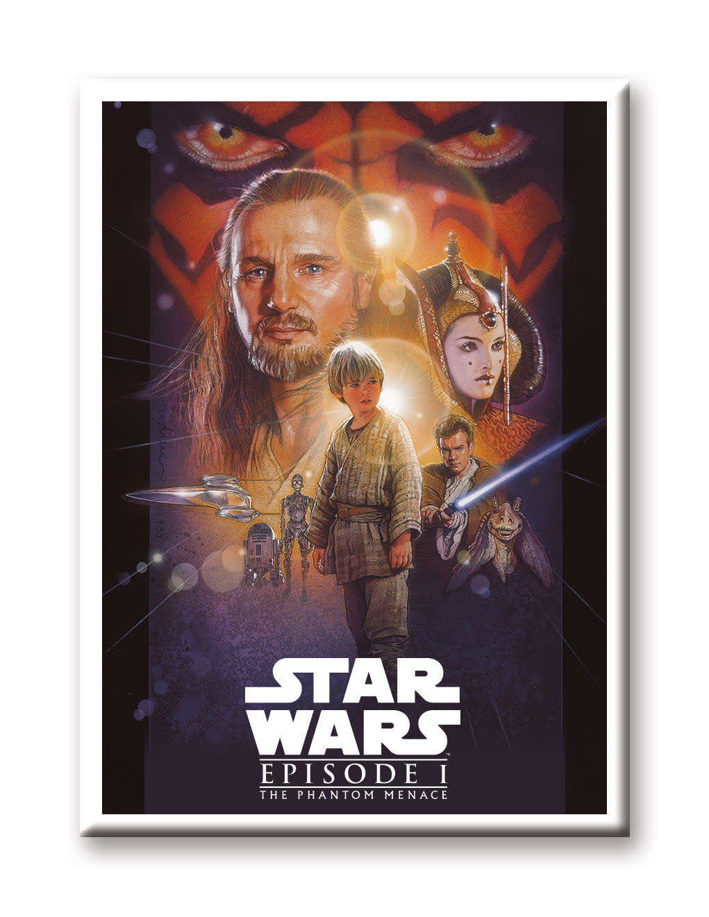 NMR Star Wars – Episode 1 Poster Flat Magnet - Tumbleweed Toys