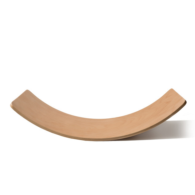 Kidboard Balance Board - Transparent Lacquer - Tumbleweed Toys