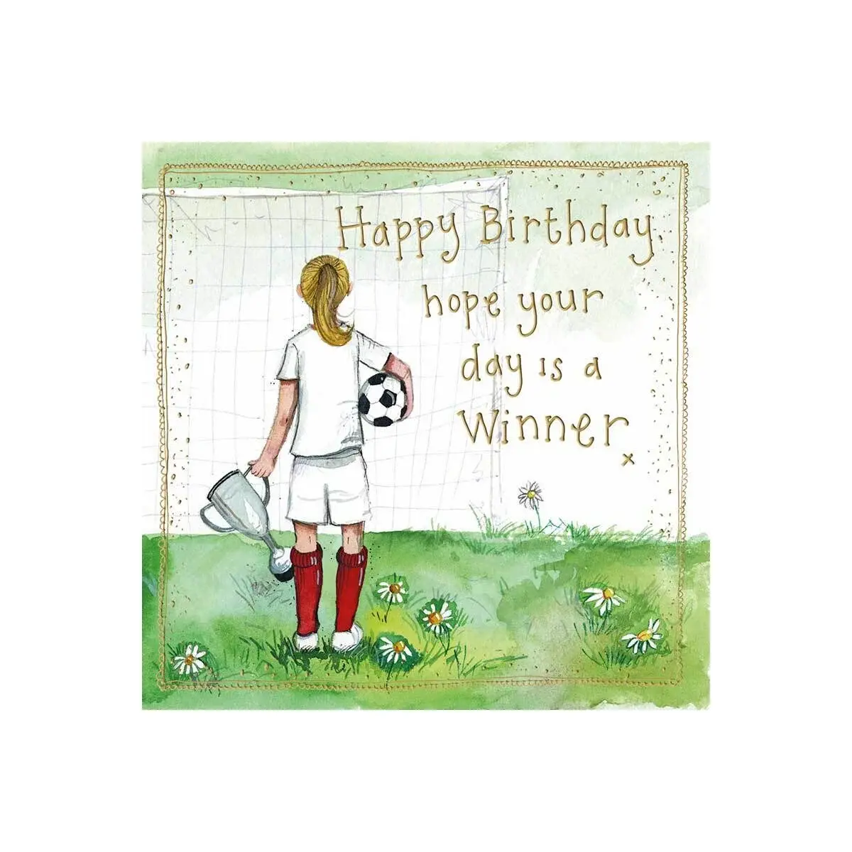 Alex Clark Art Star Striker Birthday Card - Tumbleweed Toys
