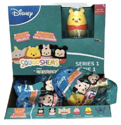 Squishmallows 2.5" Squooshems Disney Squishmallows Assorted ...