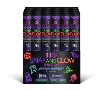 Snap and Glow 30 Piece Party Pack Glow Sticks - Tumbleweed Toys