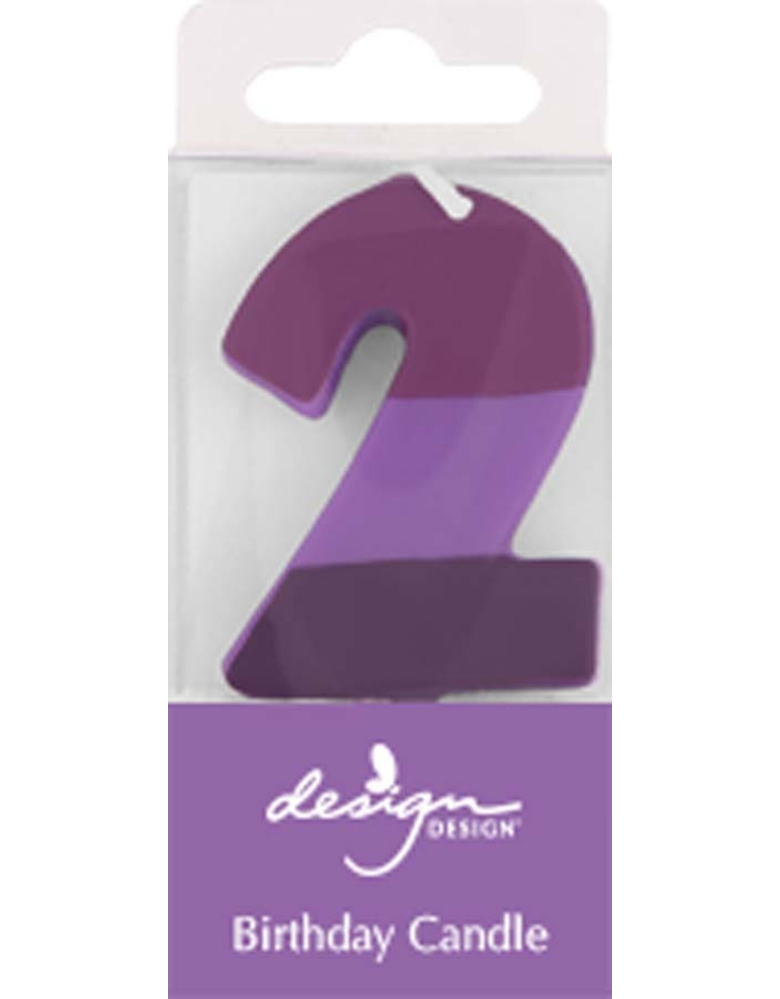 #2 Color Block Birthday Candle - Tumbleweed Toys