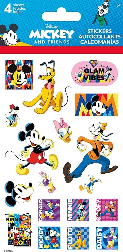 Mickey and Friends Bold Expressions Stickers - Tumbleweed Toys