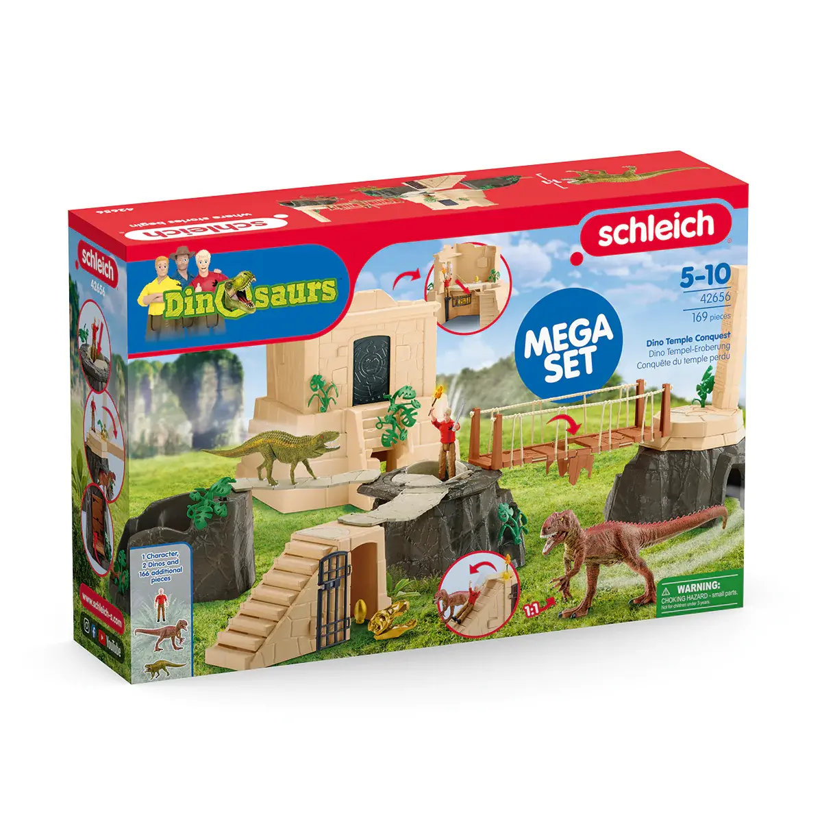 Conquest of the Dino Temple Mega Set - Tumbleweed Toys