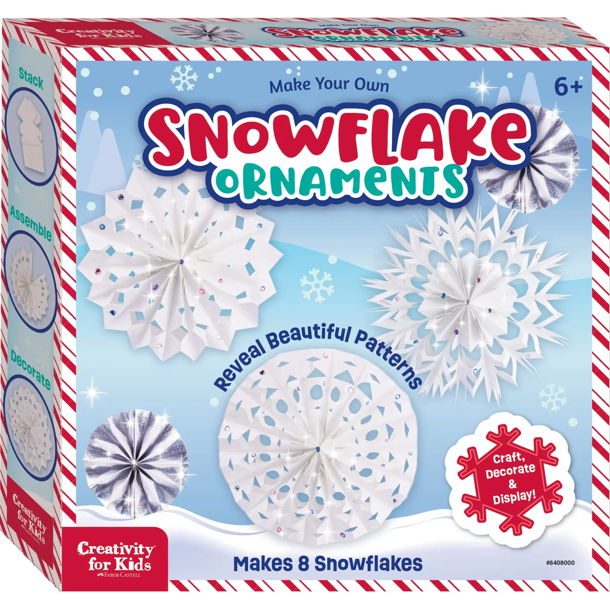 Creativity For Kids Make Your Own Snowflake Ornaments - Tumbleweed Toys