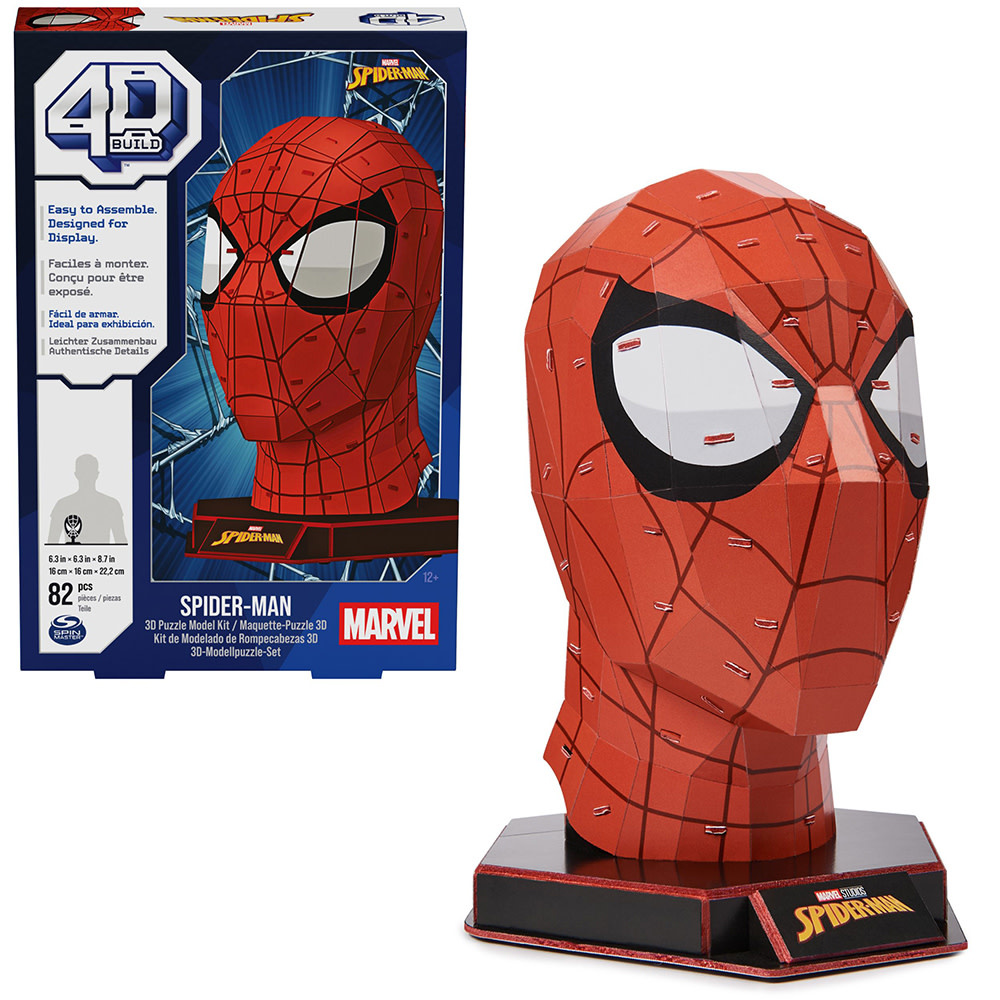 Spin Master 4D Build - Marvel - Spider-Man Mask - Tumbleweed Toys