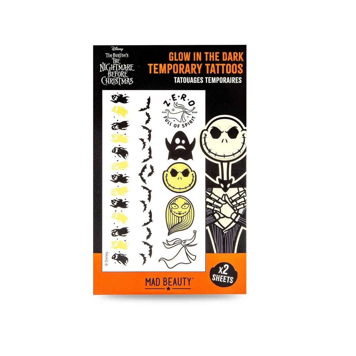 Mad Beauty Disney Nightmare Before Christmas - Body Tattoos ...