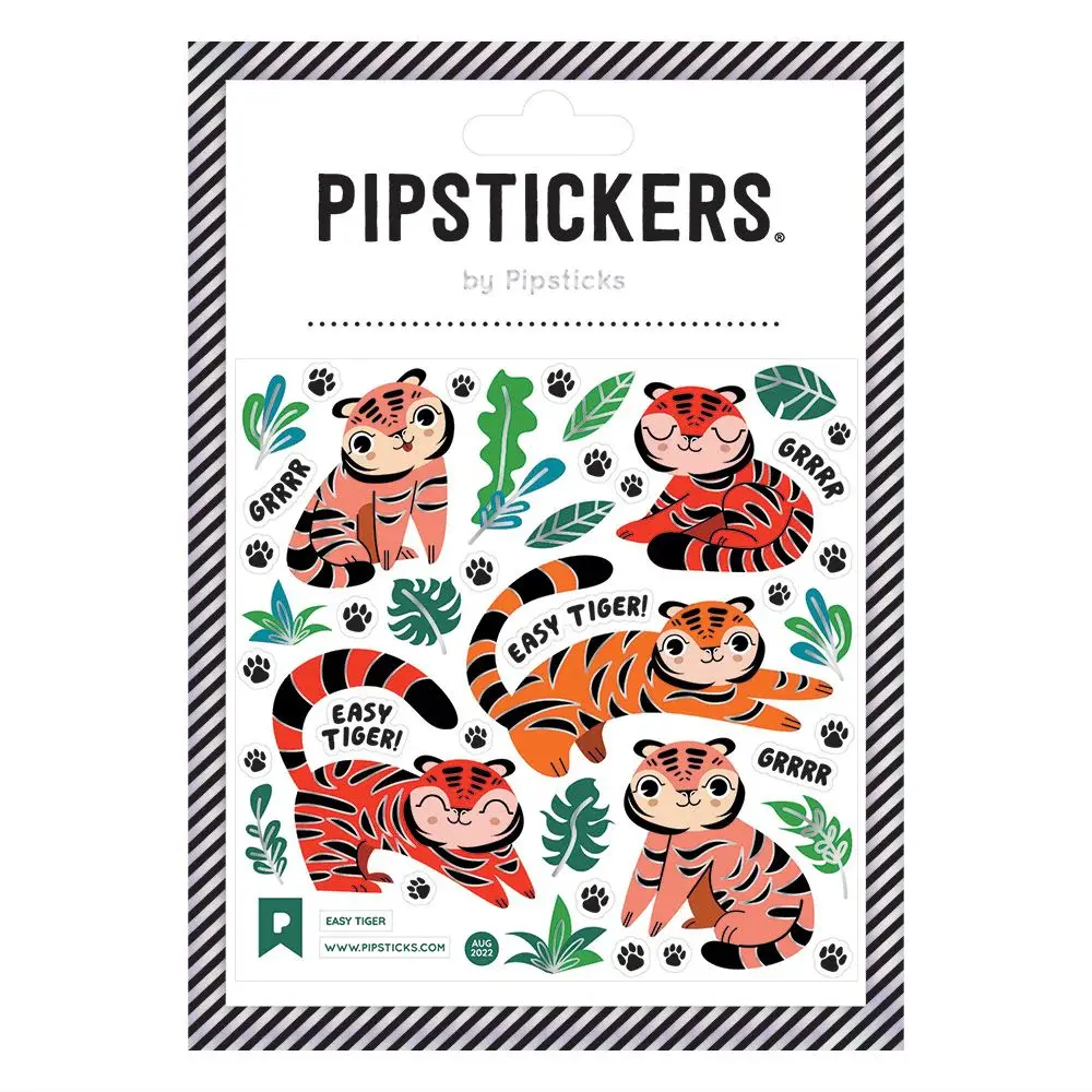 Pipsticks Easy Tiger Stickers - Tumbleweed Toys