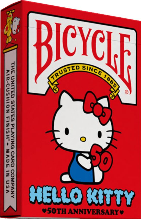 Bicycle Bicycle: Hello Kitty 50th Anniversary Playing Cards ...