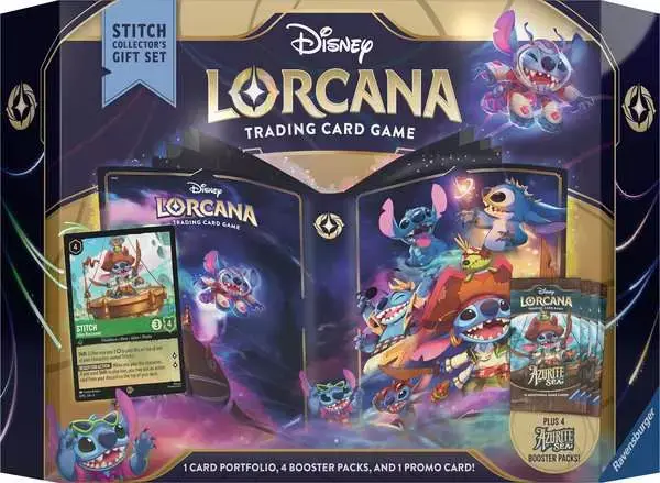 Ravensburger Disney Lorcana: Azurite Sea - Stitch Collector's Gift Set ...