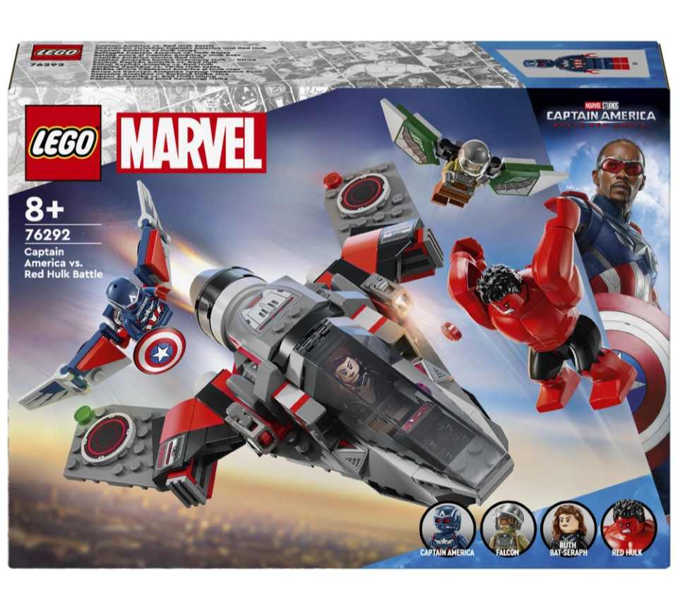 Lego Captain America vs. Red Hulk Battle - Tumbleweed Toys