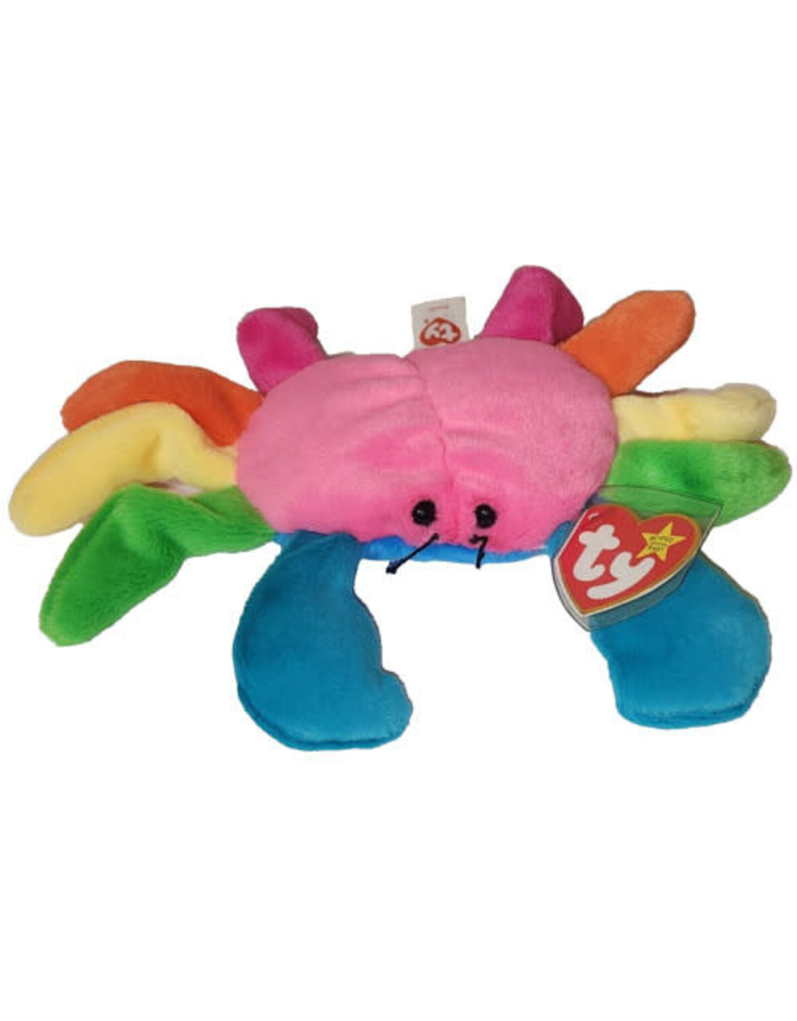 Ty Beanie Baby - Scuttle Rainbow Crab - Tumbleweed Toys